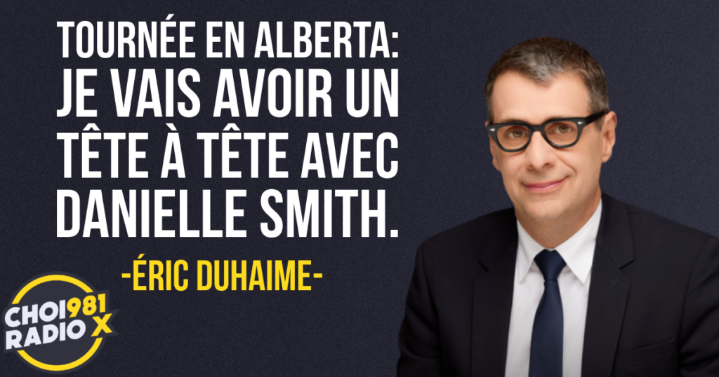 Éric Duhaime – Radio X