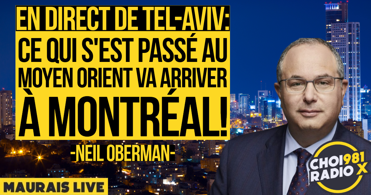NEIL OBERMAN: Montréal a une police POLITIQUE ET PASSIVE! – Radio X