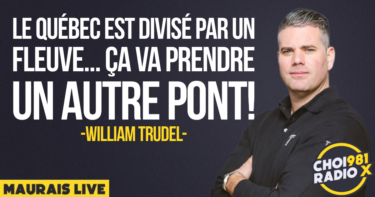 WILLIAM TRUDEL: L’élection de novembre est décisive pour les 100 ...