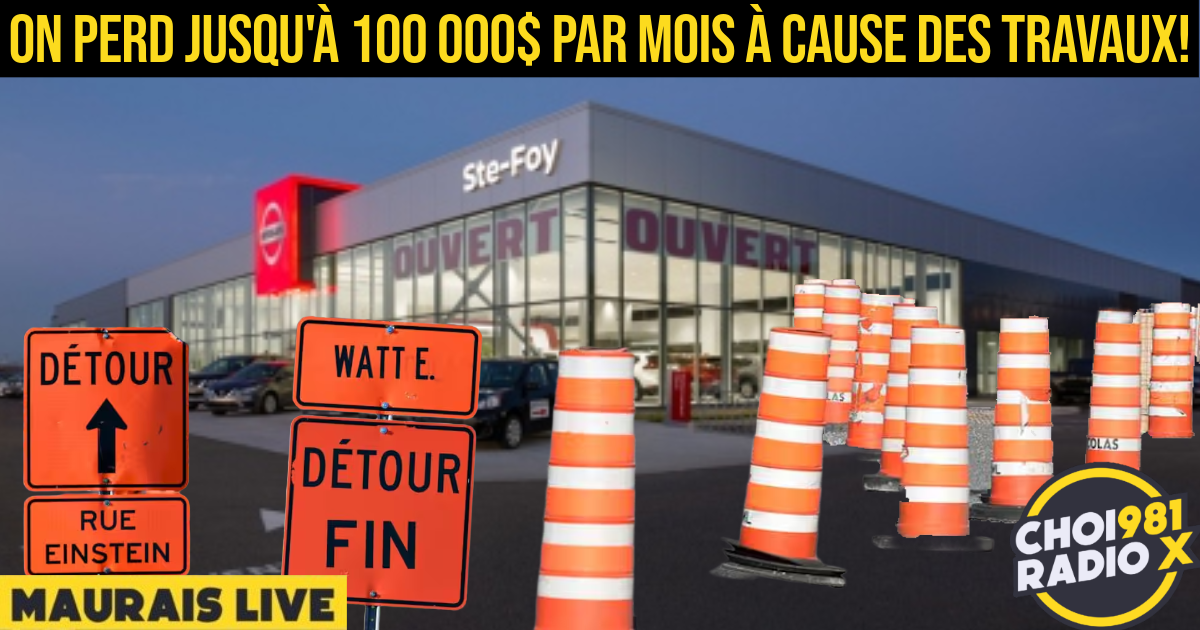 Notre stationnement est bloqué et PERSONNE NE NOUS A AVERTI! – Radio X