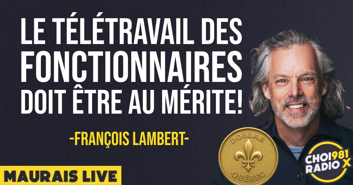 FRANÇOIS LAMBERT: Le party est FINI! – Radio X