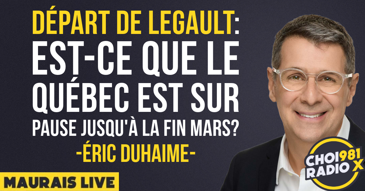 DUHAIME: Legault n’a jamais AIMÉ OU COMPRIS QUÉBEC! – Radio X