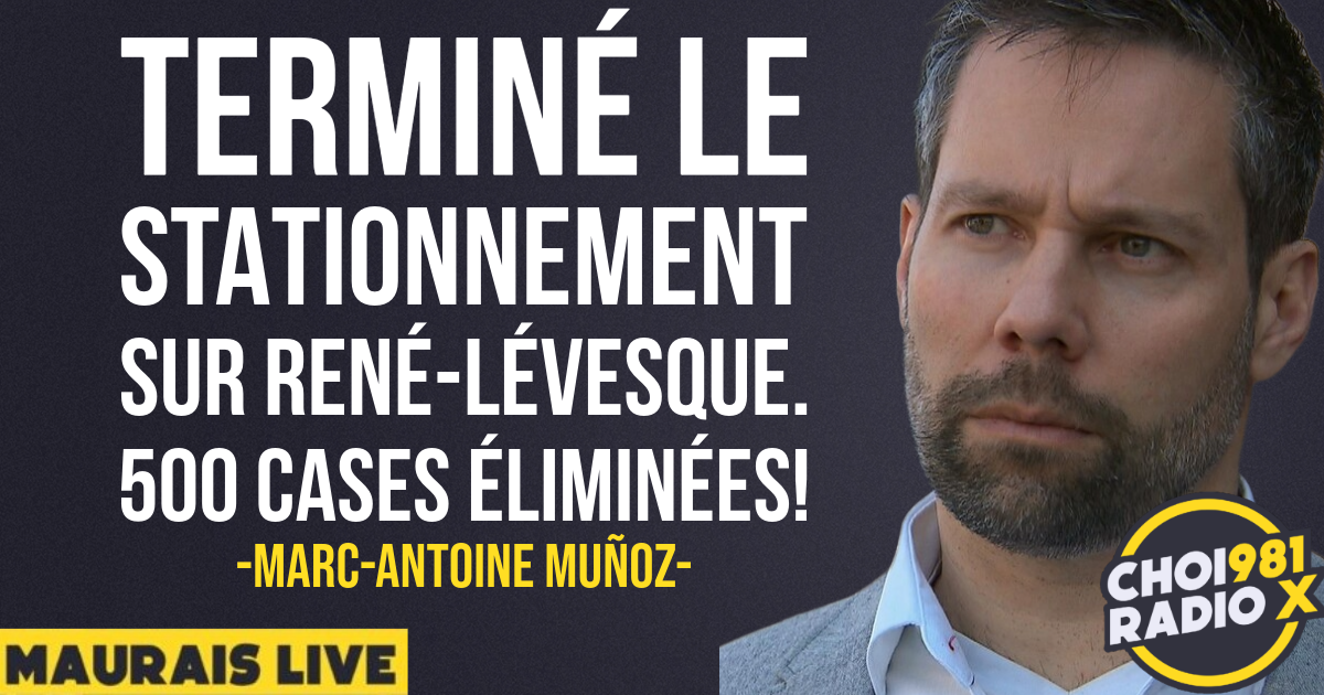 TRAMWAY: René-Lévesque sera une RUE PARTAGÉE! – Radio X