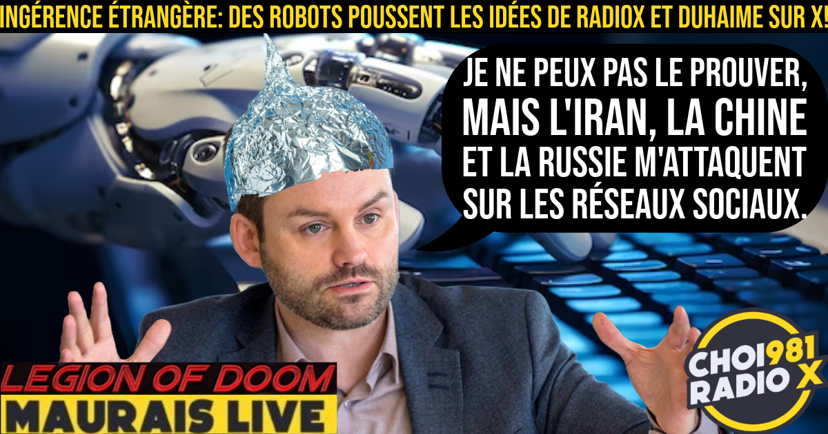 DANS L’ASILE AVEC PSPP: «Le PQ veut du protectionnisme, mais TRUMP fait ...